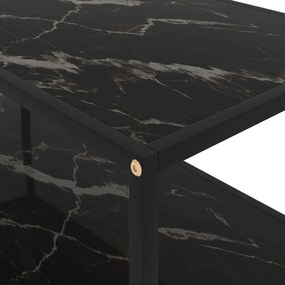 vidaXL Konferenční stolek 100 x 50 x 35 cm tvrzené sklo [322900] Barva: marble black