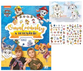 Jiri Models Omalovánky s tetováním A4 Tlapková patrola/Paw patrol v sáčku 21x28cm