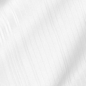 Goldea damaškové ložní povlečení se saténovým vzhledem deluxe - drobné bílé proužky 140 x 220 a 70 x 90 cm