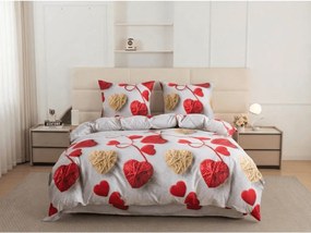 Povlečení z mikrovlákna VELHEART červené Rozměr povlečení: 70 x 80 cm | 140 x 200 cm