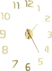 vidaXL 3D Nástěnné hodiny s moderním designem 100 cm XXL [50640] Barva: Stříbrná