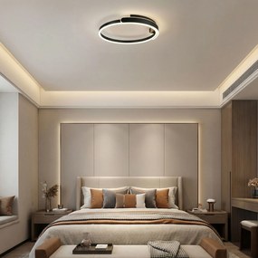 Toolight Toolight, LED stropní svítidlo 50cm, 35W, 4000K, 2000lm, APP1925-C, černá, OSW-66066
