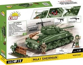 COBI 3126 II WW M4A1 Sherman, 1:35, 663 k, 2 f