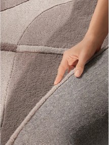 Hnědý/béžový vlněný kulatý koberec ø 160 cm Virelle – Villeroy&amp;Boch