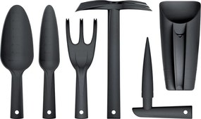 PRO Sada ručního nářadí RESPANA GARDENING TOOLS SET černá, 6 ks