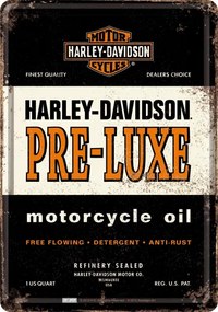 Postershop Plechová pohlednice - Harley-Davidson PRE-LUXE