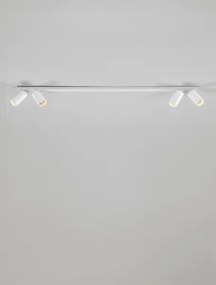 Minimalistické bodové svítidlo Oso 4 Bílá