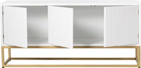 Komoda Wavy white