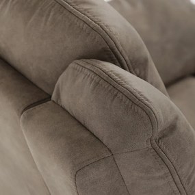 Polohovací křeslo hnědé, elektrické TV-Q8668 BR3