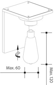 PANLUX Venkovní nástěnné svítidlo CANDELA N - žárovkové, bílá