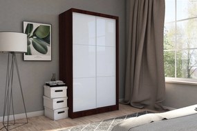 Skříň s posuvnými dveřmi 150 cm Gabriela Barva: Wenge / Bílá