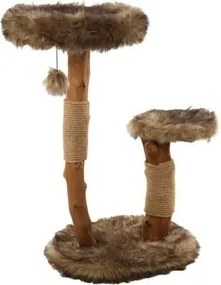 Flamingo Betula 2 Škrabadlo pro kočky šedá 86cm