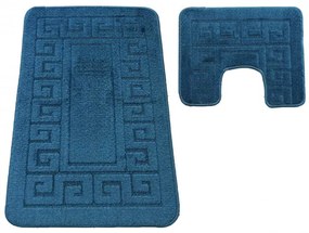 Sada koupelnových koberečků Montana Ethnic Ink Blue