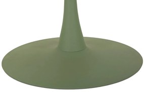 Kulatý jídelní stůl Bechora 120 cm zelený