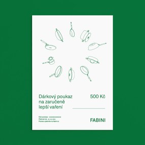 Fabini Dárkový poukaz elektronický 500 Kč