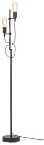 Černá stojací lampa s kovovým stínidlem (výška 152 cm) Seattle – it's about RoMi