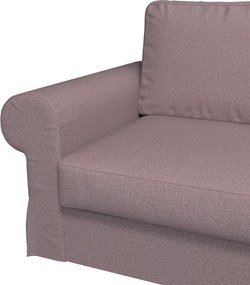 Potah na pohovku IKEA Backabro,  3-místná, rozkládací barva růžová látka pletený vzor