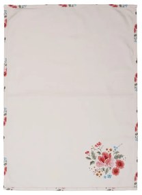 Bavlněná utěrka s květy Little Rose Collection – 50x70 cm