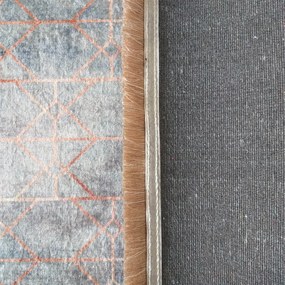 Protiskluzový koberec s geometrickým vzorem Šířka: 80 cm | Délka: 150 cm