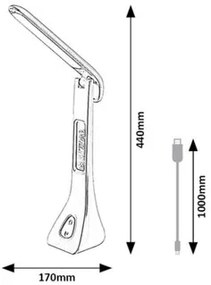 Rabalux AMATO LED stolní lampa 74042