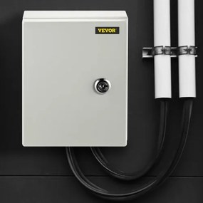NEMA ocelová skříň, 25,4 × 20,3 × 15,2 cm NEMA 4X ocelová elektrická skříň