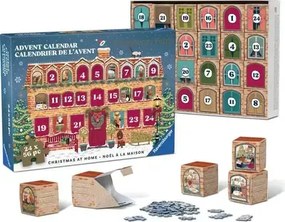RAVENSBURGER Adventní kalendář Minipuzzle 2026 / 24 puzzle x 56 dílků