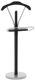 vidaXL Němý sluha / stojan na oblečení 45 x 35 x 107 cm černý a šedý