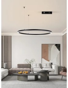 Immax NEO 07215L-LED Stmívatelný lustr na lanku FINO 60W/230V 80cm černá Tuya+DO