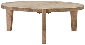 OnaDnes -20% House Doctor Přírodní mangový kulatý konferenční stolek Bali 110 cm