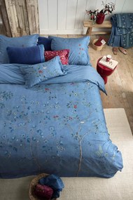 Pip Studio perkálové povlečení Desi Garden Blue - 140 x 200 +70x90, modré (Luxusní modré perkálové povlečení na jednolůžko)