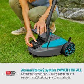 Aku sekačka HandyMower 22/18V P4A Gardena 14620-55