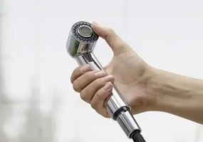 Blanco - Dřezová baterie s výsuvnou sprškou, chrom