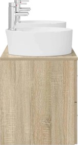 Sada koupelnového nábytku 3 ks Dub sonoma 49,5 x 44,5 x 65 cm 3405885