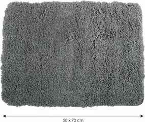 MSV MICROFIBER koupelnová předložka světle šedá 50 x 70 cm / mikrovlák