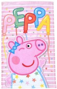 Carbotex Dětský ručník Prasátko Pepina Narozeninová Oslava 30x50 cm