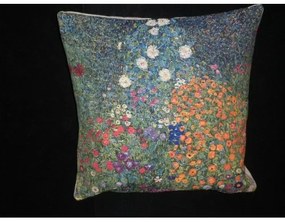 Zvýhodněny set 3 kusů gobelínových povlaků na polštář - Garden II on Attersee by Gustav Klimt 