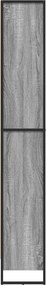 Knihovna 60 x 30 x 189,5 cm Kompozitní dřevo Šedá Sonoma 3403001