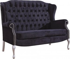 Casarredo - Komfort nábytek Dvoumístná pohovka OLIVER kůže | barva: moření 01 bílá,potah: kůže Magnolia