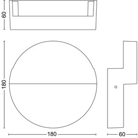 Philips - LED Venkovní nástěnné svítidlo VALOR LED/4,3W/230V 2700K IP44
