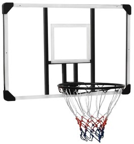 Basketbalový koš s průhlednou deskou 106x69x3 cm polykarbonát - Default Title