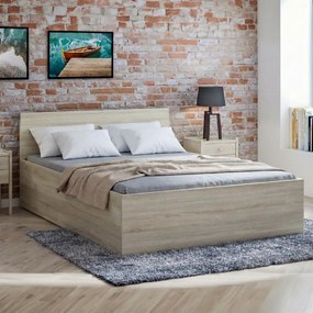 Maxi Postel STELA 180x200 cm, Dub sonoma