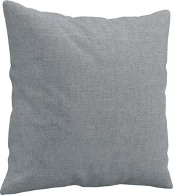 2dílná sedací souprava s polštáři světle šedá textil 3202134
