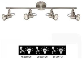 Briloner | Briloner 2712-042 - LED Stmívatelné bodové svítidlo SEMPLICE 4xGU10/5W/230V | BL0716