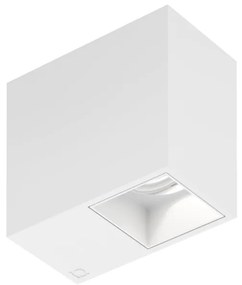 Wever & ducré obdélníkové stropní přisazené stropní svítidlo plano ceiling surf 1.0 led 1800-3000k w-w tree bílá matná