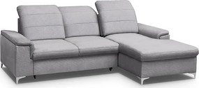 Nábytkáři ORFA BENETON MINI - Pravá rohová sedací souprava - látka Světle šedá Zetta 302 Light grey - kolekce &quot;MRS&quot;(Bergamo mini)(K250)