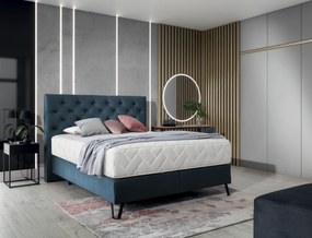 Luxusní postel s komfortní matrací Credo 180x200, modrá Nube