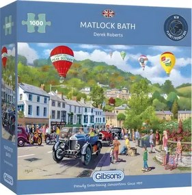 GIBSONS Puzzle Vesnice Matlock Bath / 1000 dílků / 68 x 49 cm