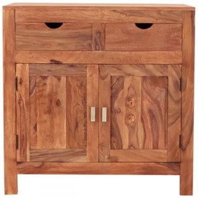 Indický nábytek - Komoda Amba 90x90x45 z indického masivu palisandr Světle medová