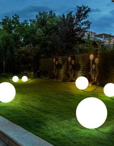Zahradní lampa koule M 40 cm
