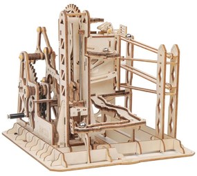 Robotime 3D dřevěné mechanické puzzle Kuličková dráha Marble Explorer 260 ks